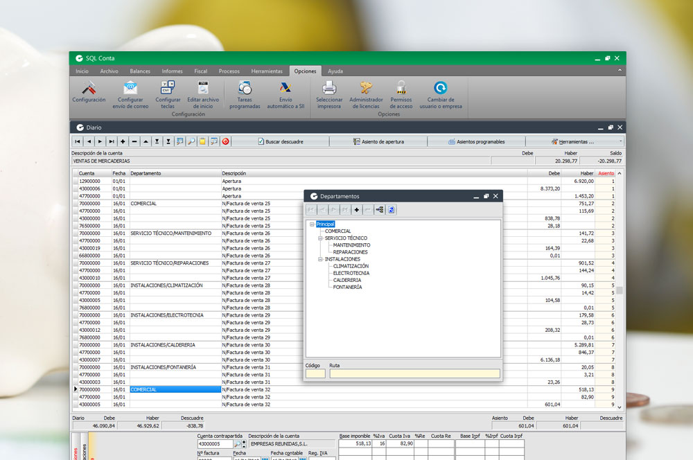 SQL Conta, el programa contable más completo | Distrito K