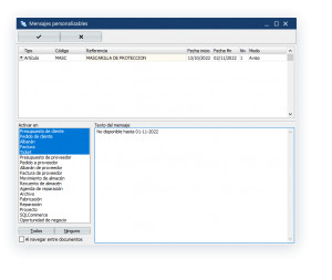 ¿Conoce la funcionalidad para configurar mensajes personalizados en el ERP? - Distrito K