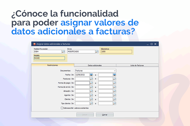 Asigne valores de datos adicionales a facturas | Distrito K