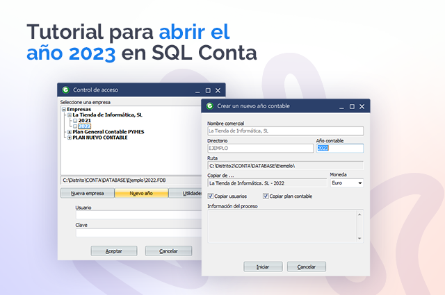 Tutorial para abrir el año 2023 en SQL Conta - TeamSystem | Distrito.K