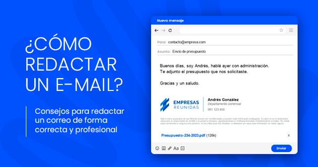 Cómo redactar un correo de forma correcta y profesional | Distrito K