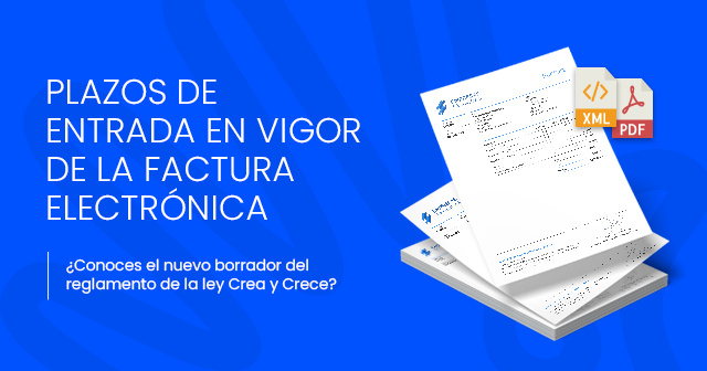 La factura electrónica en la Ley Crea y Crece